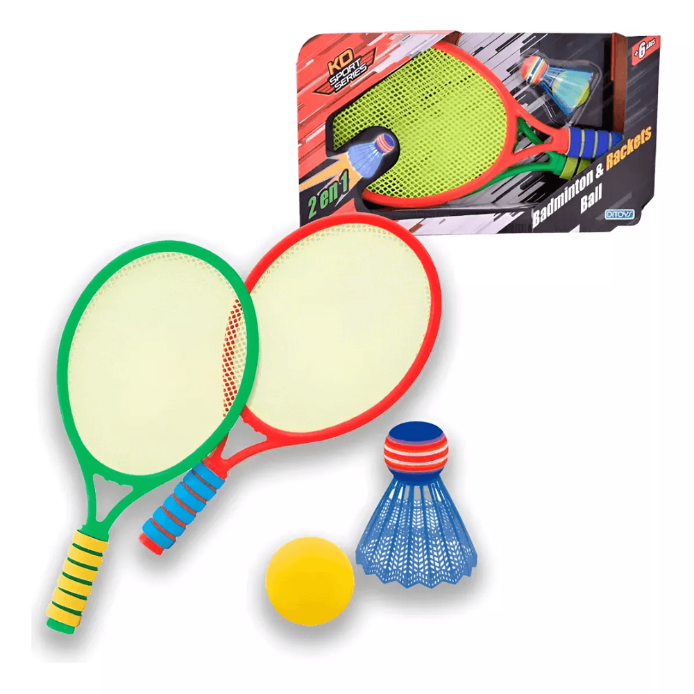 Badminton Y Rackets Ball 2 En 1 Ditoys 2178