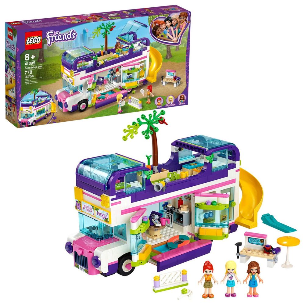 Juego de juguetes LEGO Friends Friends Friendship Bus 41395