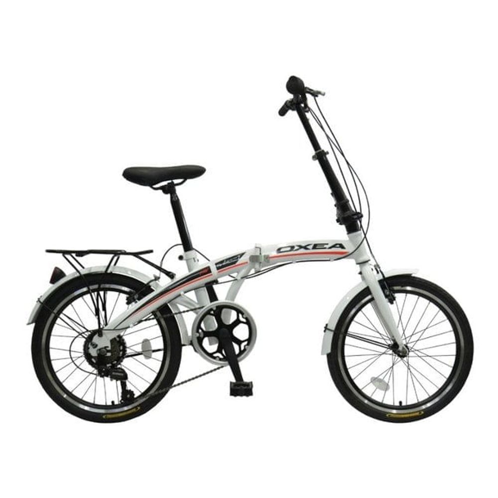Bicicleta Plegable Oxea 7 Vel Rod 20 Blanco