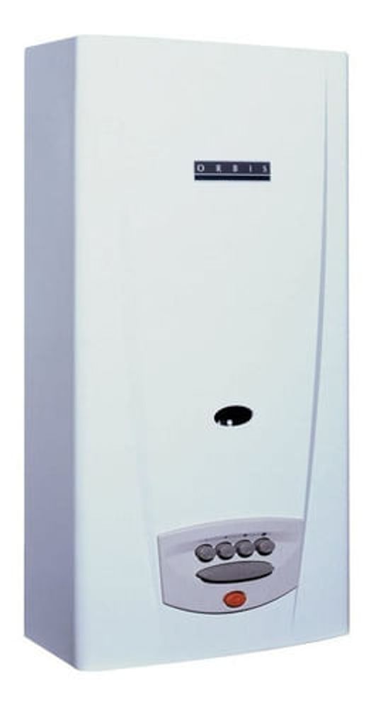 Calefón Tiraje Natural Orbis 315bbo Color Blanco Tradicional