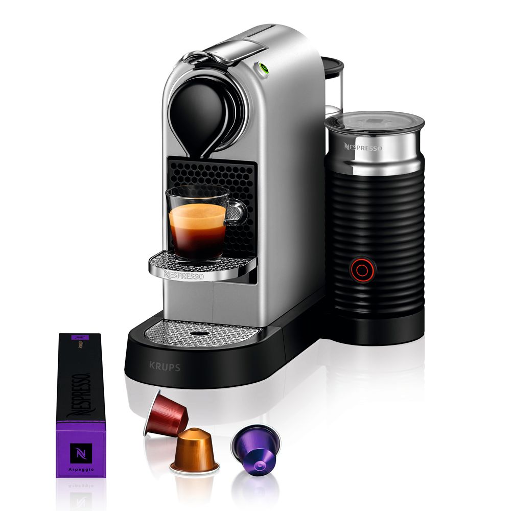 Cafetera Express Nespresso Citiz Milk Silver