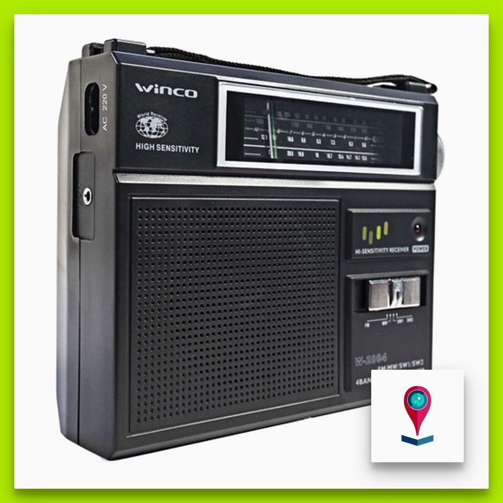 Winco W2004 Radio Am Fm Portatil Electricidad O Pila