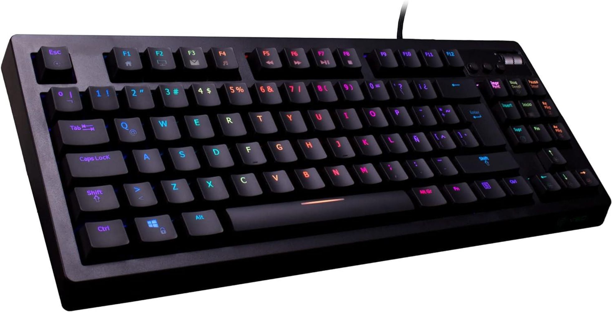 Teclado VSG Quasar 80% - Negro - Outemu Marron