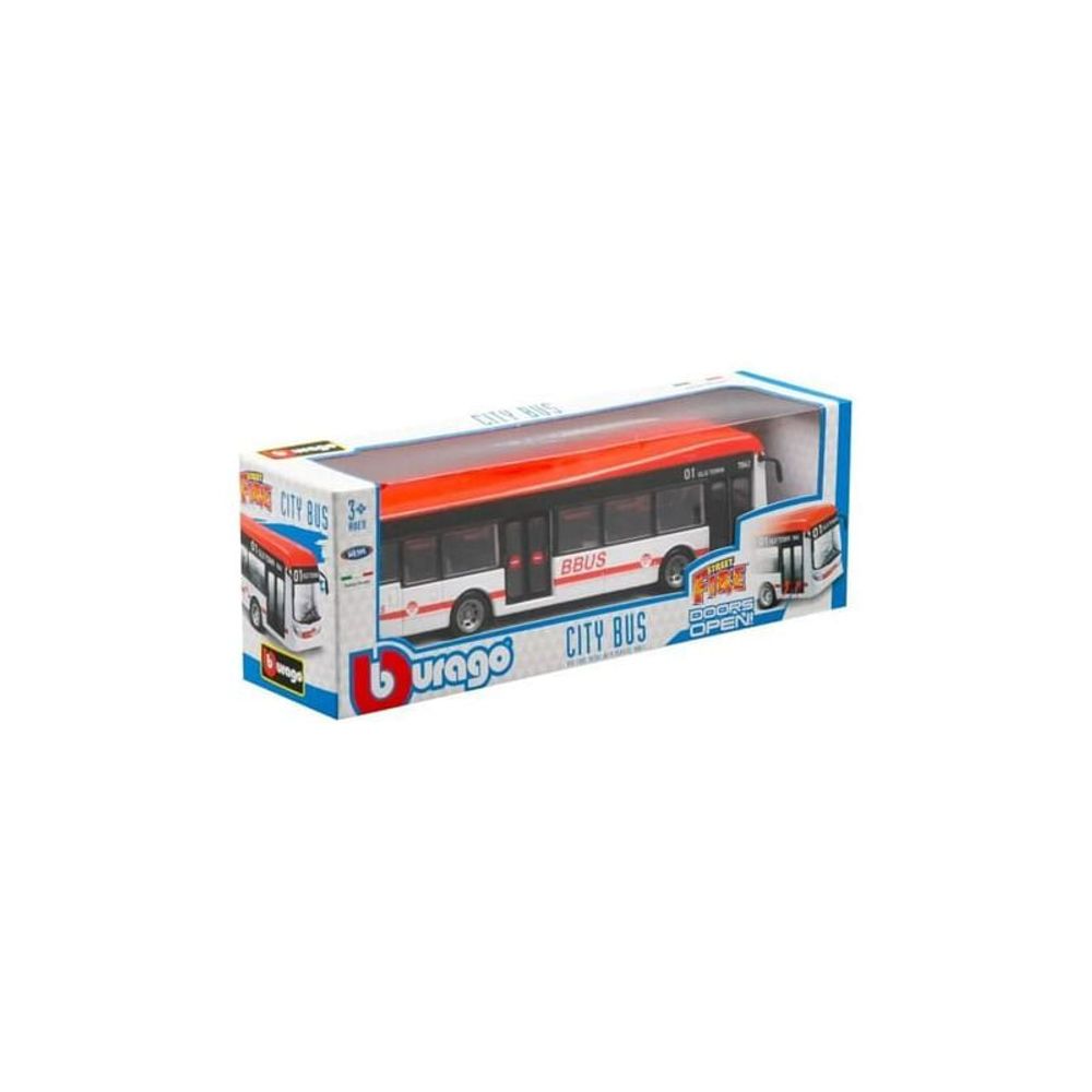 Bburago Toys City Bus Azul/blanco/rojo 18-32102