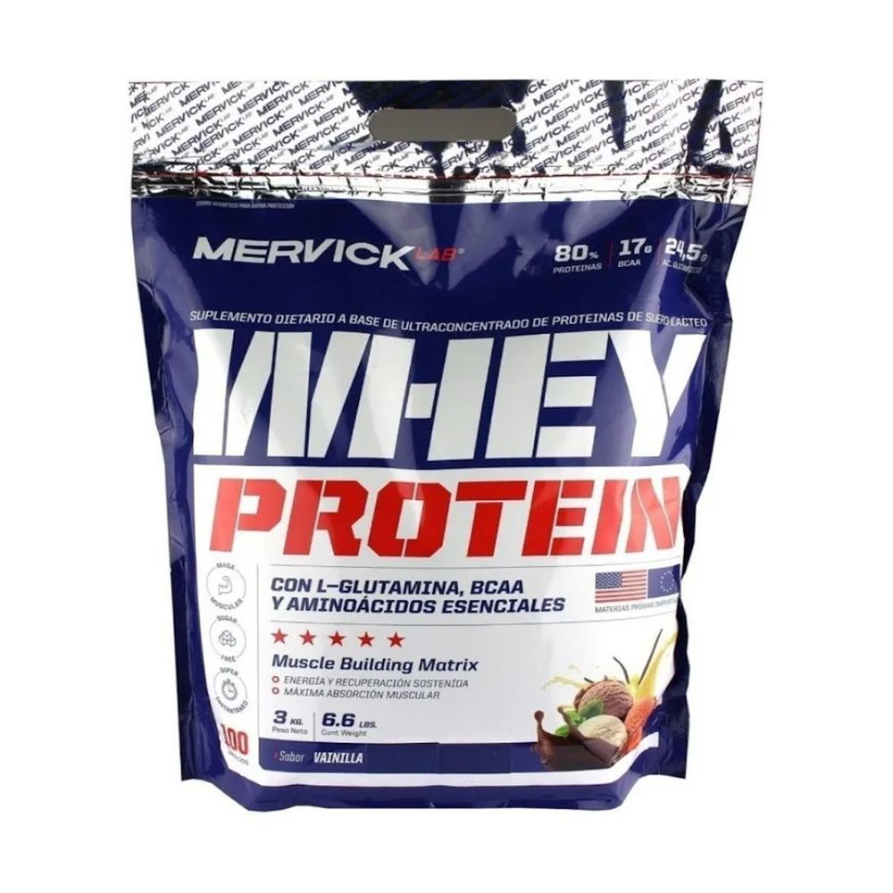 Whey Protein 3Kg Sabor:Vainilla Mervick Lab