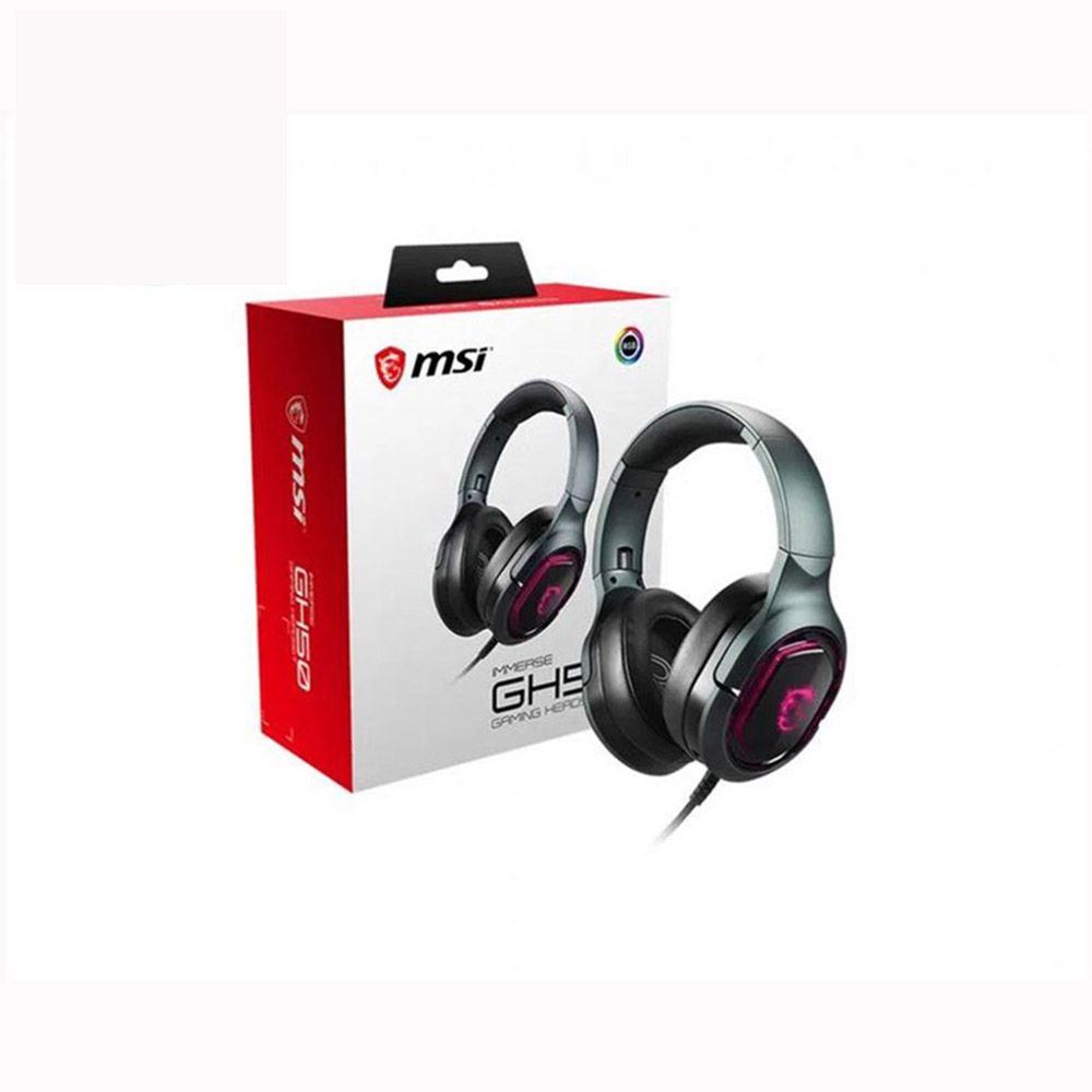 Auriculares MSI Gaming Headset GH50 USB Negro