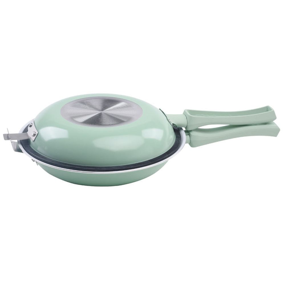 Sarten doble ceramica 20 cm Verde agua Carol Linea Soft