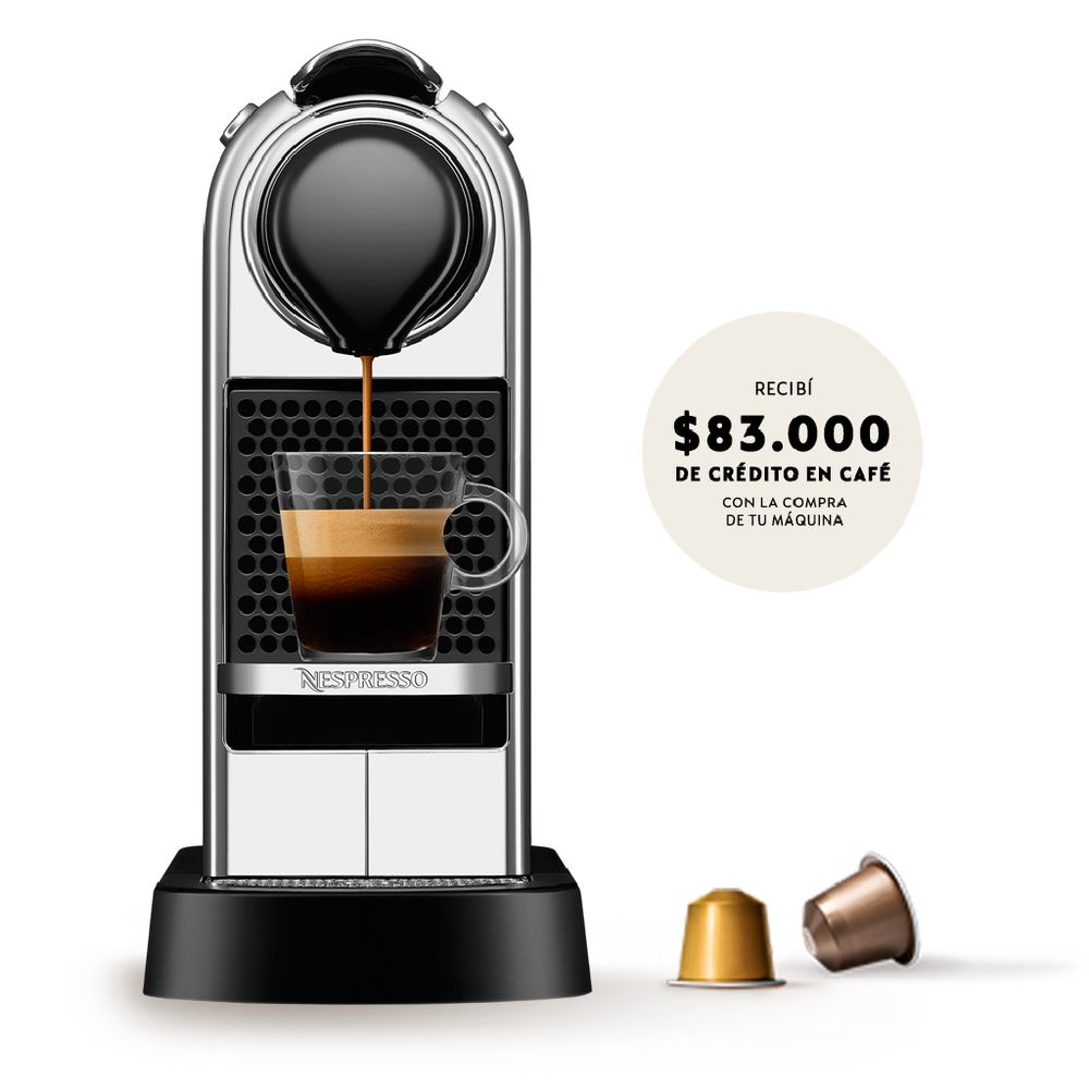 Cafetera Nespresso Citiz Silver C113-AR-SI-NE2