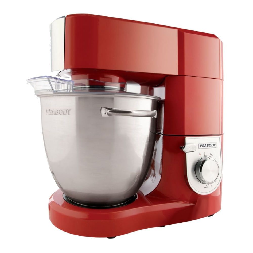 Batidora de Mesa PEABODY PE-BM190R Planetaria 1500W 6,7 Litros Roja