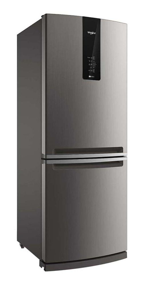 Heladera Inverter Whirlpool No Frost Con Freezer 443L Inox WRE57