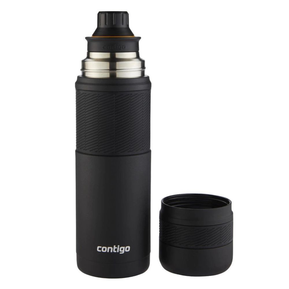 Termo Contigo 739 ml Negro Mate Acero Inoxidable Thermalock