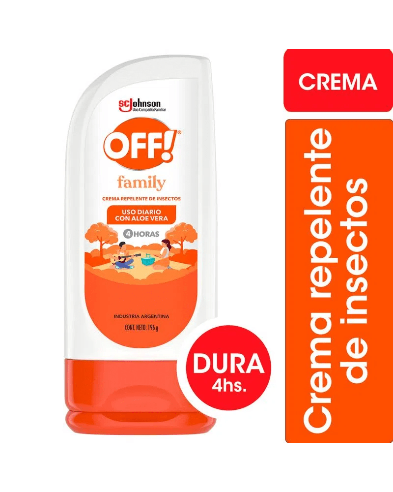 OFF! Family Crema Repelente Insectos x 196 G