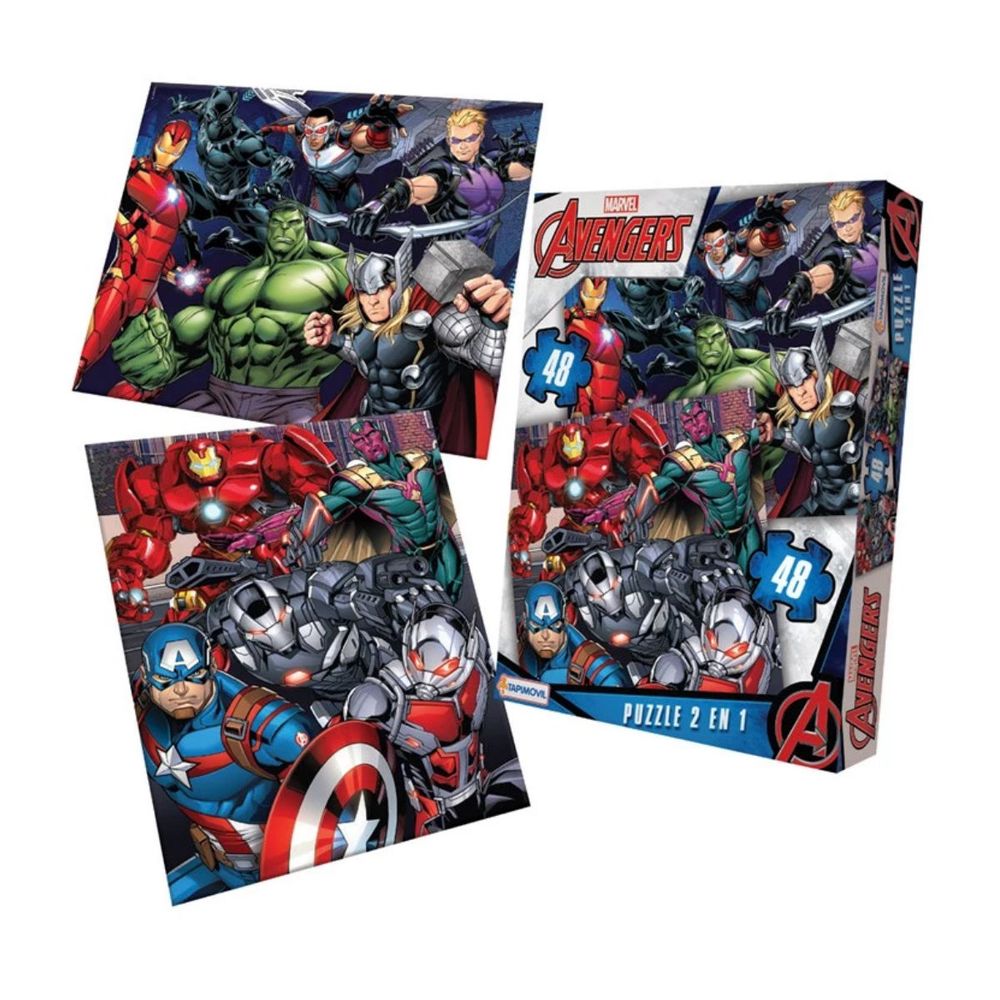 Puzzle Avengers Marvel 48 Piezas X 2 rompecabezas