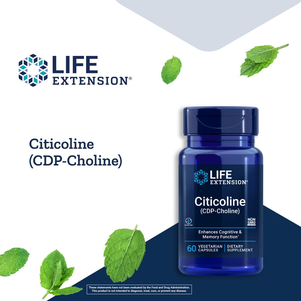 Suplemento Life Extension Citicolina (CDP-colina) 30 ml
