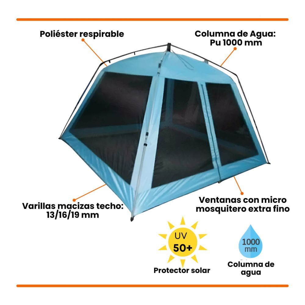 Outdoorz Carpa Comedor Autoarmable Beach Castle (01601)