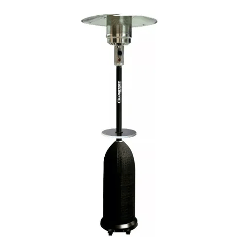 Calefactor Exterior Estufa Hongo Simil Mimbre Jk1009 Negro