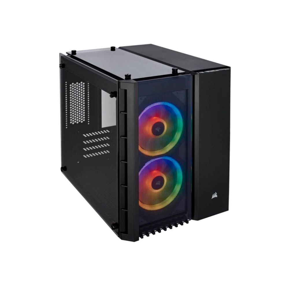Gabinete Corsair Micro-atx Crystal Series 280x Rgb Negro