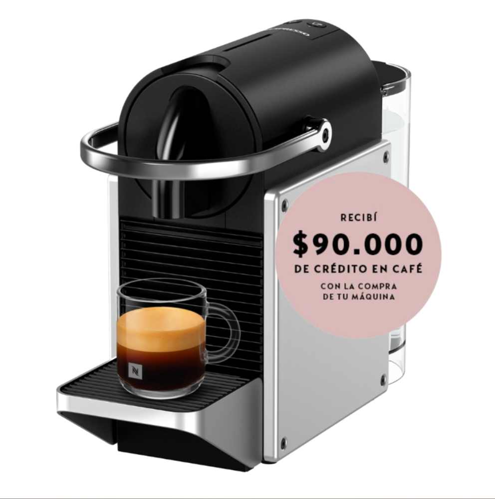 Cafetera Nespresso Pixie Silver D62-AR-SI-NE-IMPO