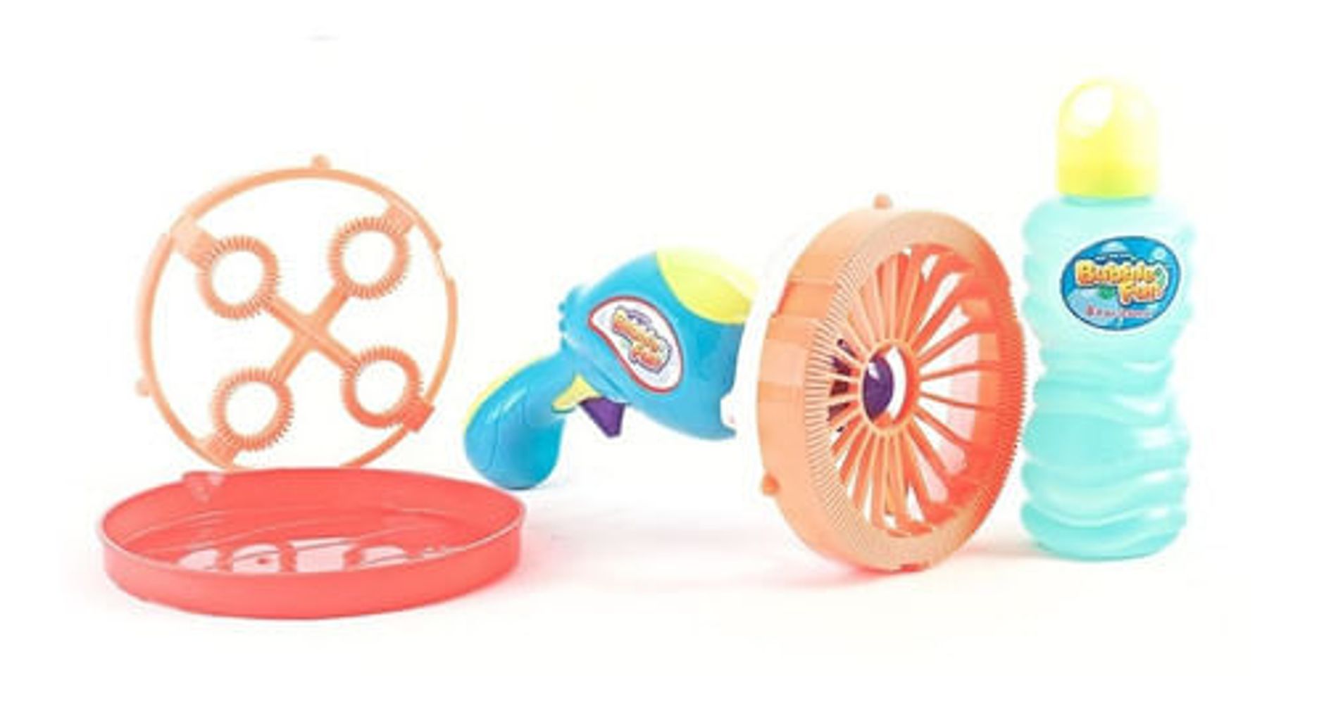 Burbujero Pistola bubble fun blaster Jumbo 2 en 1