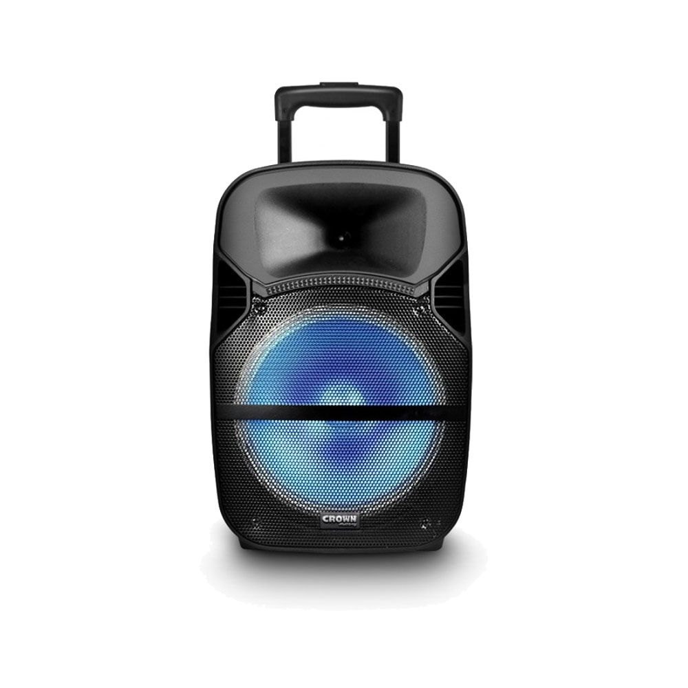 Crown Mustang Djs-1201bt Led Parlante Potenciado Bluetooth