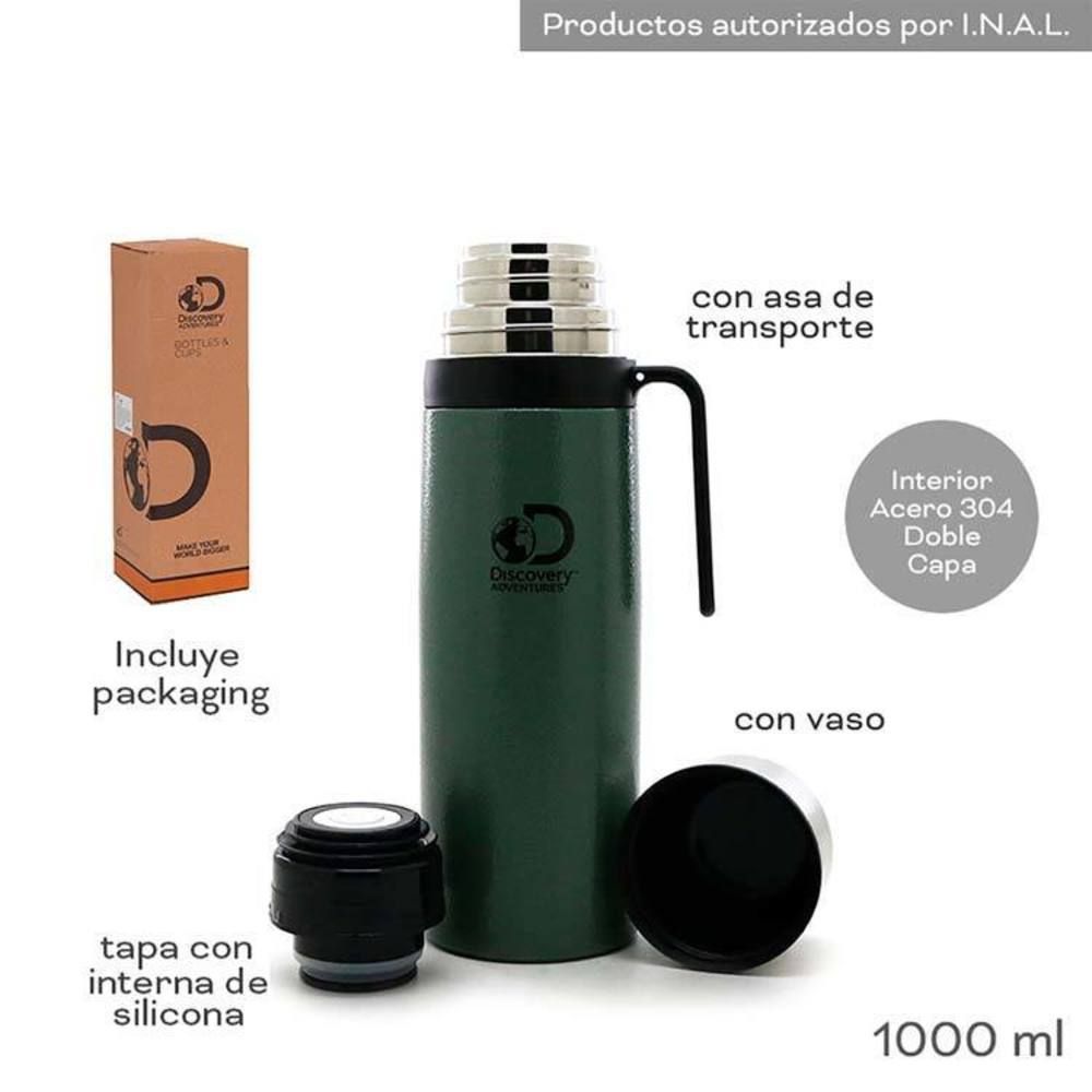 Termo Discovery 1000ml Acero con Manija