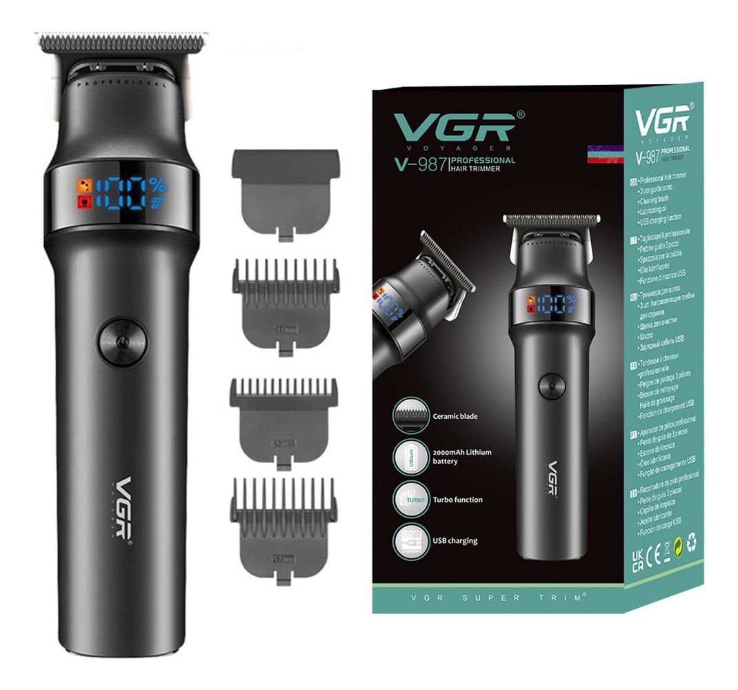 Máquina Patillera VGR V-987 Turbo 7000 RPM duración 400m Usb