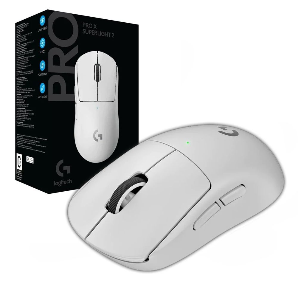 Mouse Inalámbrico Gamer Pro X Superlight 2 Blanco
