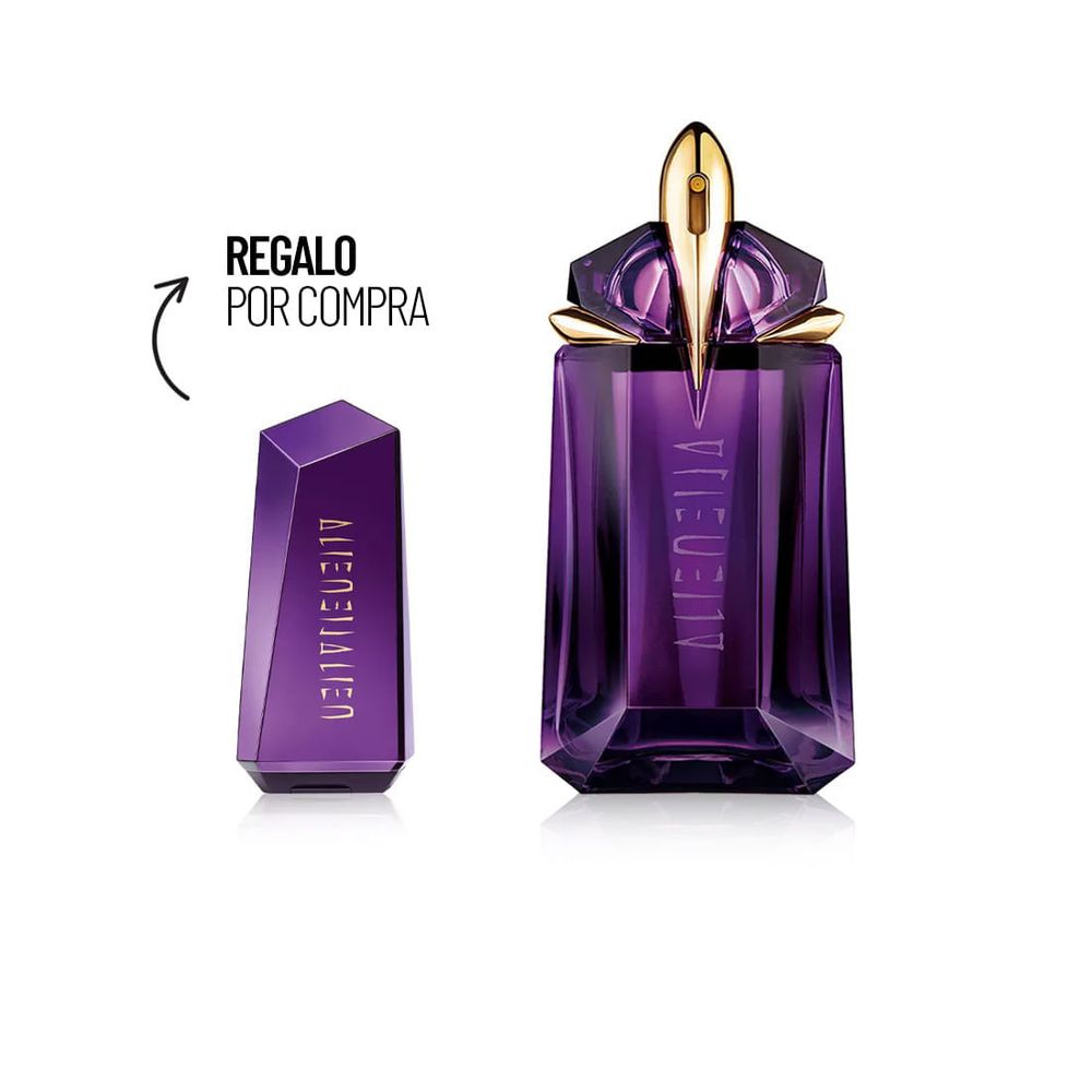 Kit Perfume Mujer Mugler Alien EDP 60 ml + Body Lotion