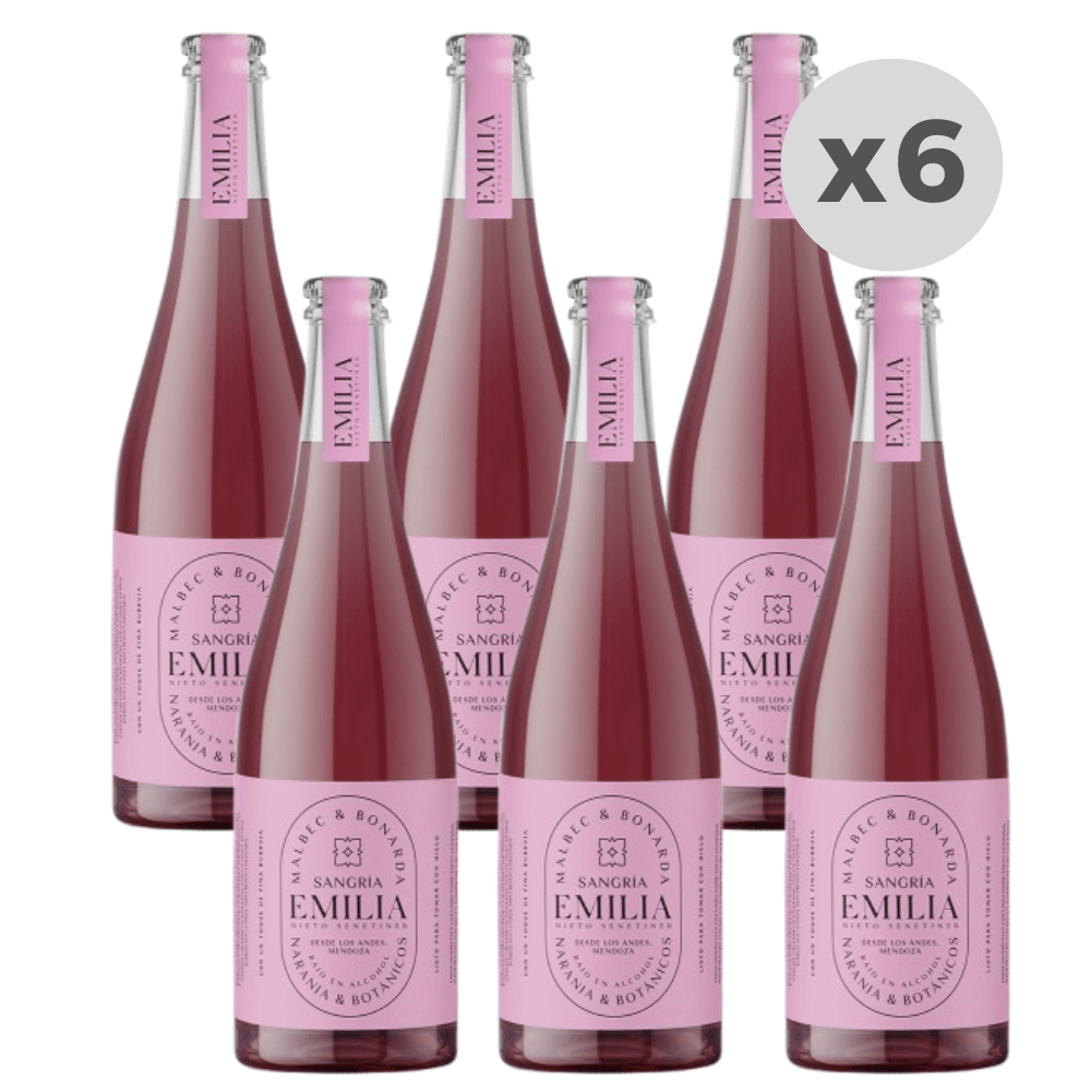 Cocktail de Vino Emilia Sangría Botella 750ml x6