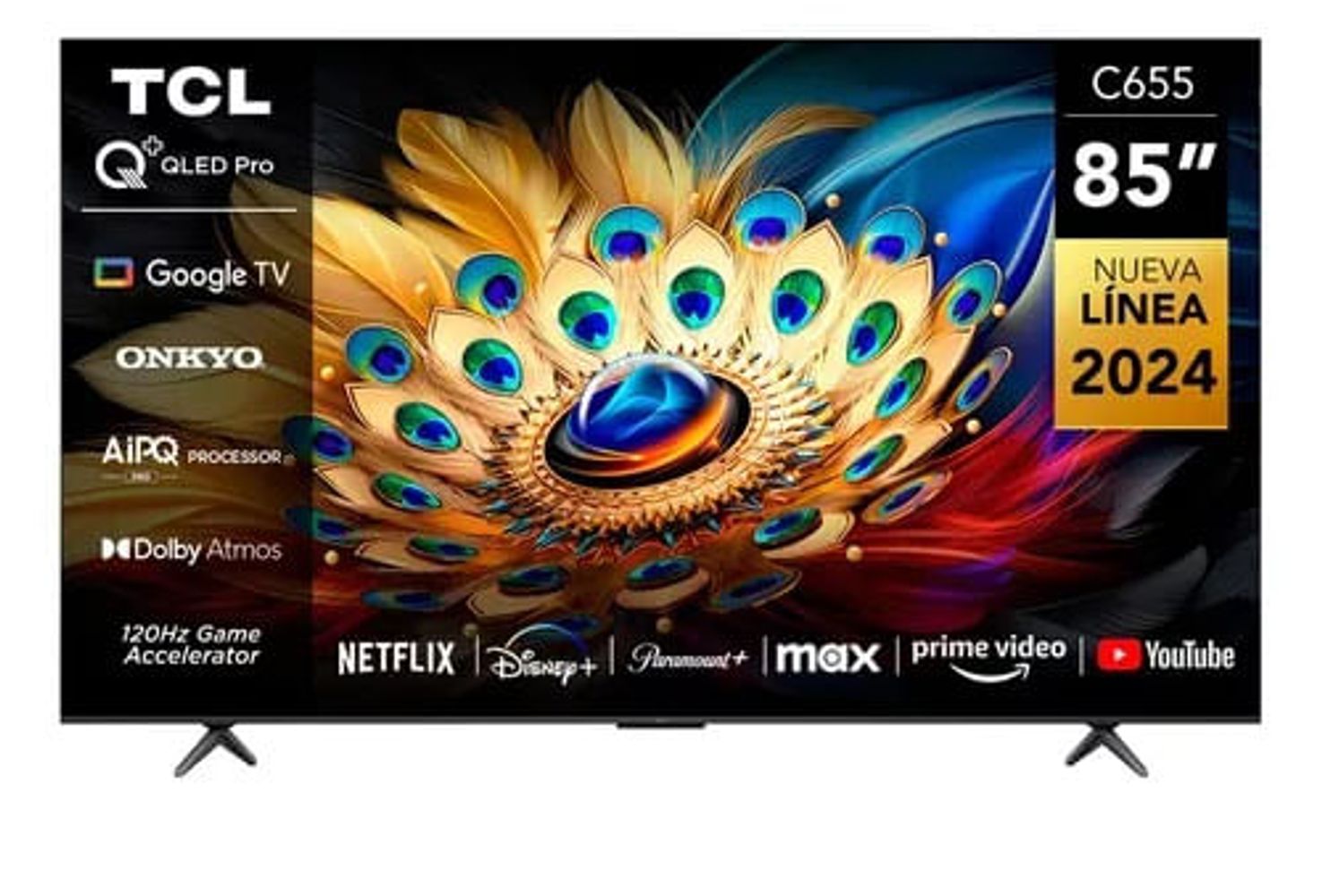Smart Tv Google Qled 4k 85'' Tcl C655 85c655 120hz Hdr10 Voz