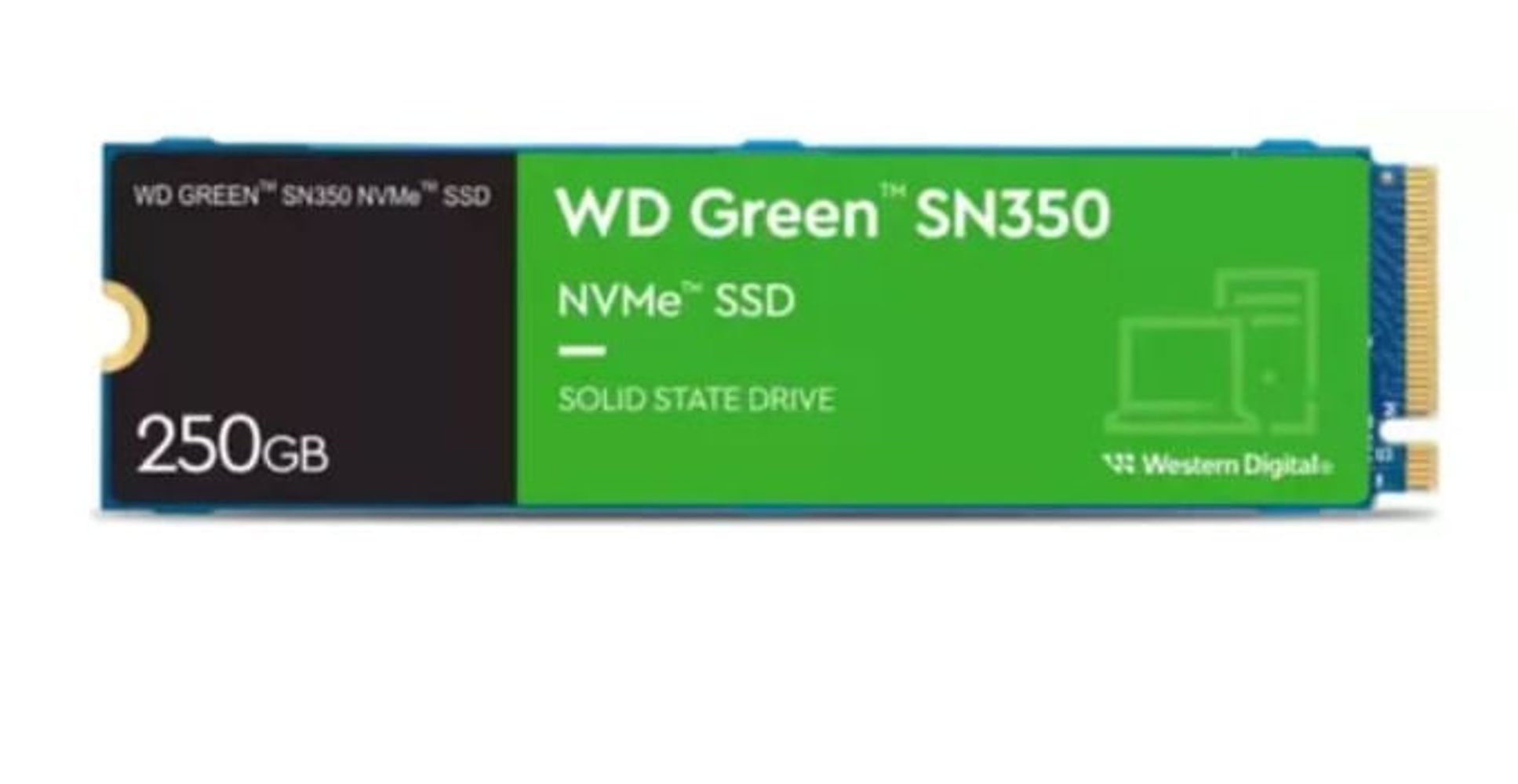 Disco solido SSD M.2 250gb Western Digital Nvme 2280 Pcie Gen3 2400mb/s