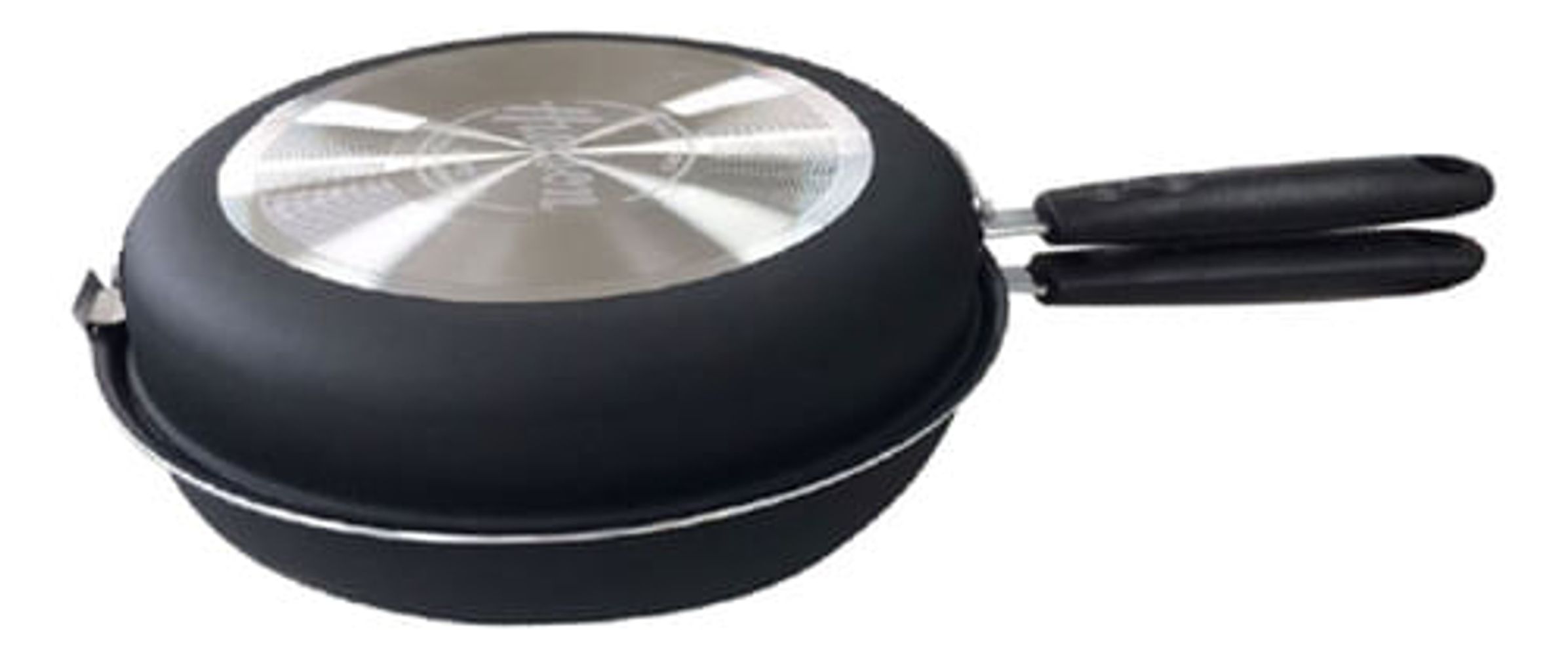 Sartén Doble Hudson 20 Cm Con Antiadherente Negro