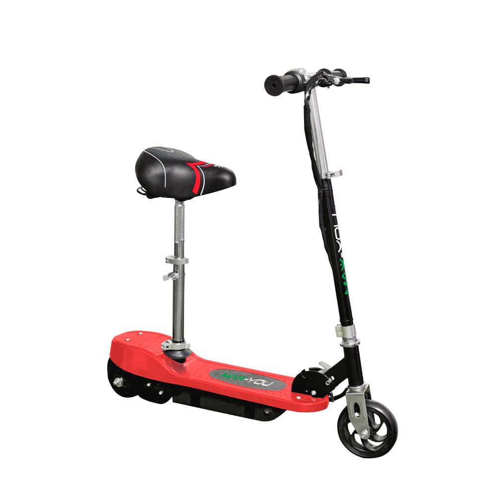 Monopatín Eléctrico Plegable para Niños Max-You X1 Rojo