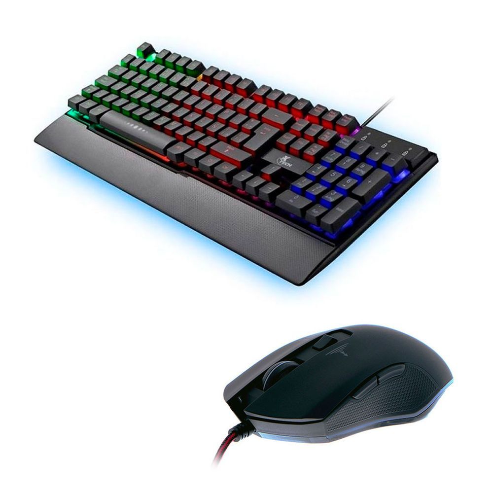 Combo Gamer Xtech Teclado Armiger + Mouse Blue Venom