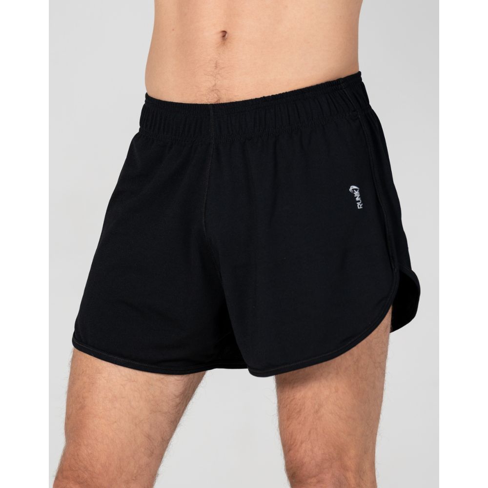 Short Running Speed Hombre Deporte Entrenamiento Runik NEGRO S