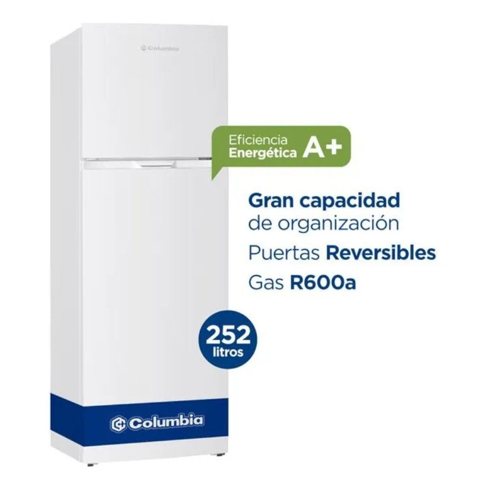 Heladera con Freezer Columbia 257L CHD25/9