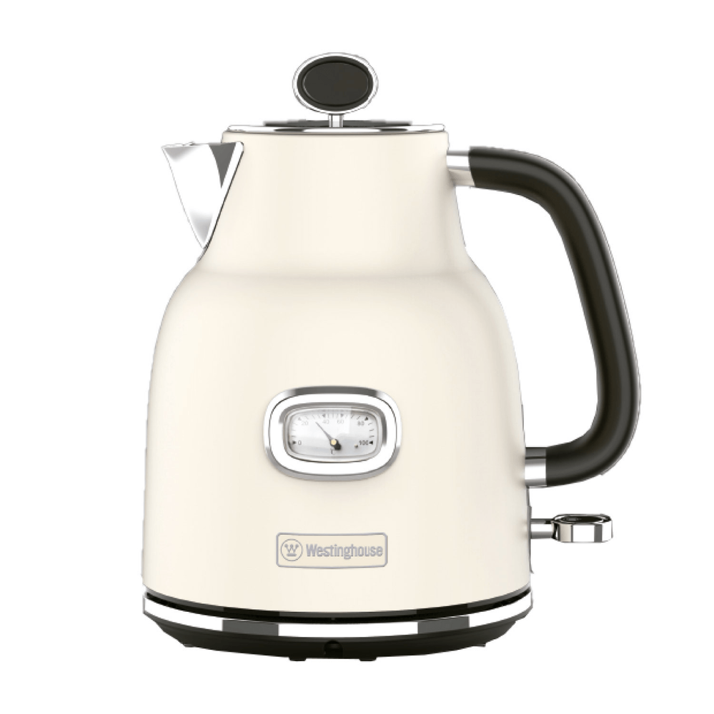 Pava eléctrica Retro Blanca 1.75 Lts