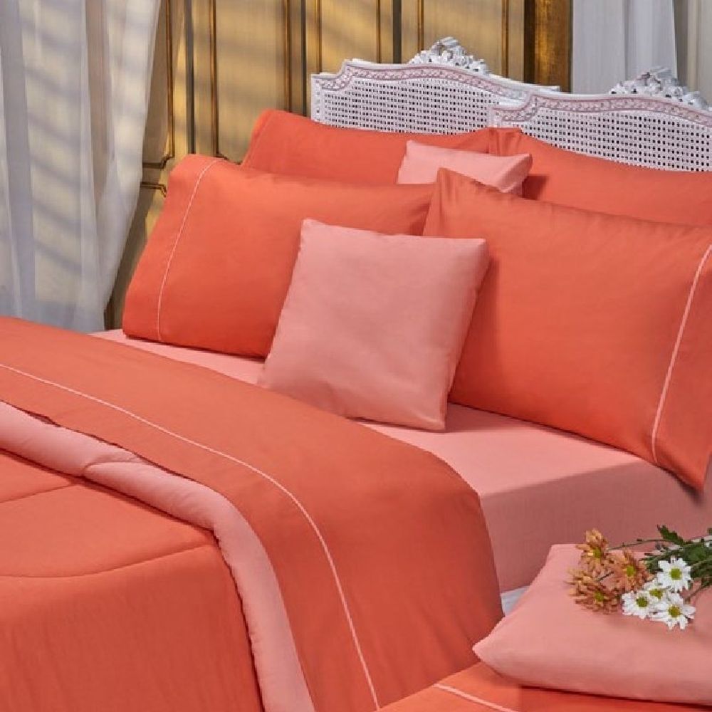 Sabana Colors 144 Hilos King Coral Danubio