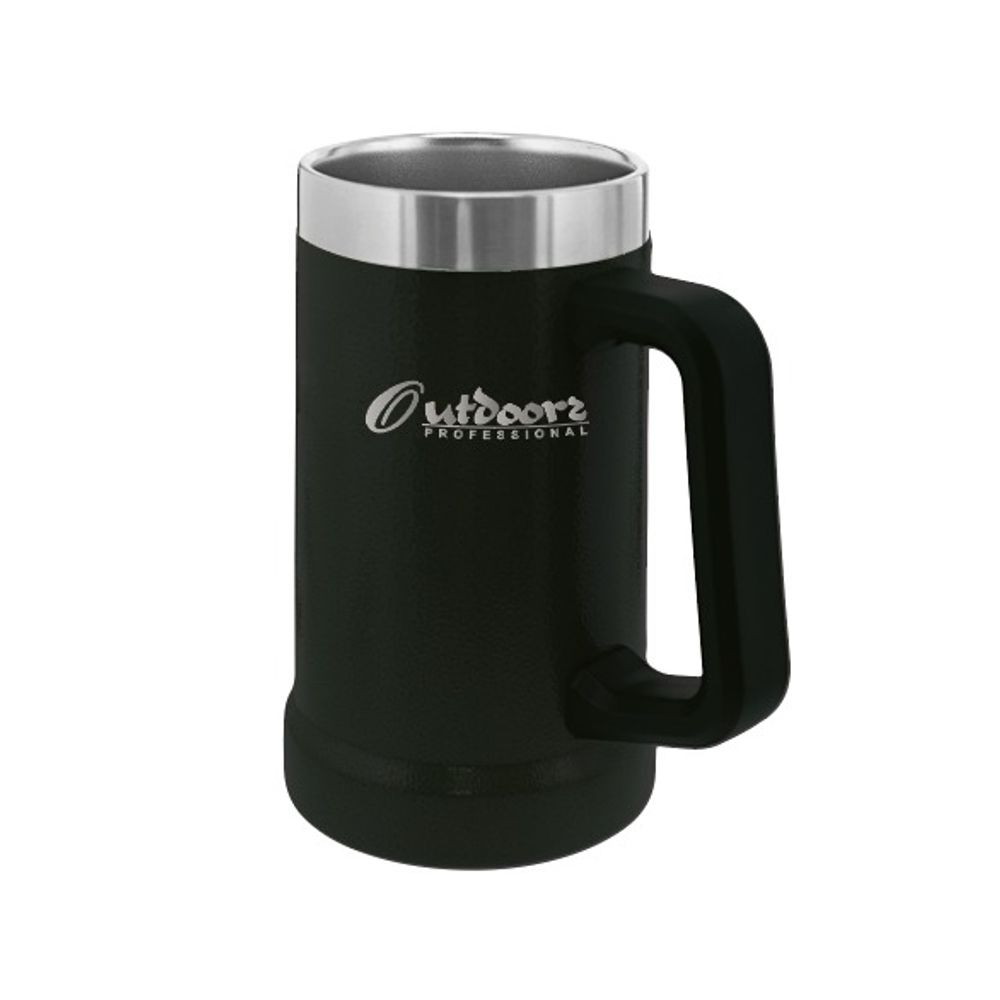Vaso Chop Beer 709 Ml Outdoors Térmico Acero Inox Cerveza Negro
