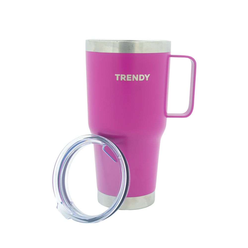 Vasos Termicos Trendy Inox Grande 900ml Con Manija Colores