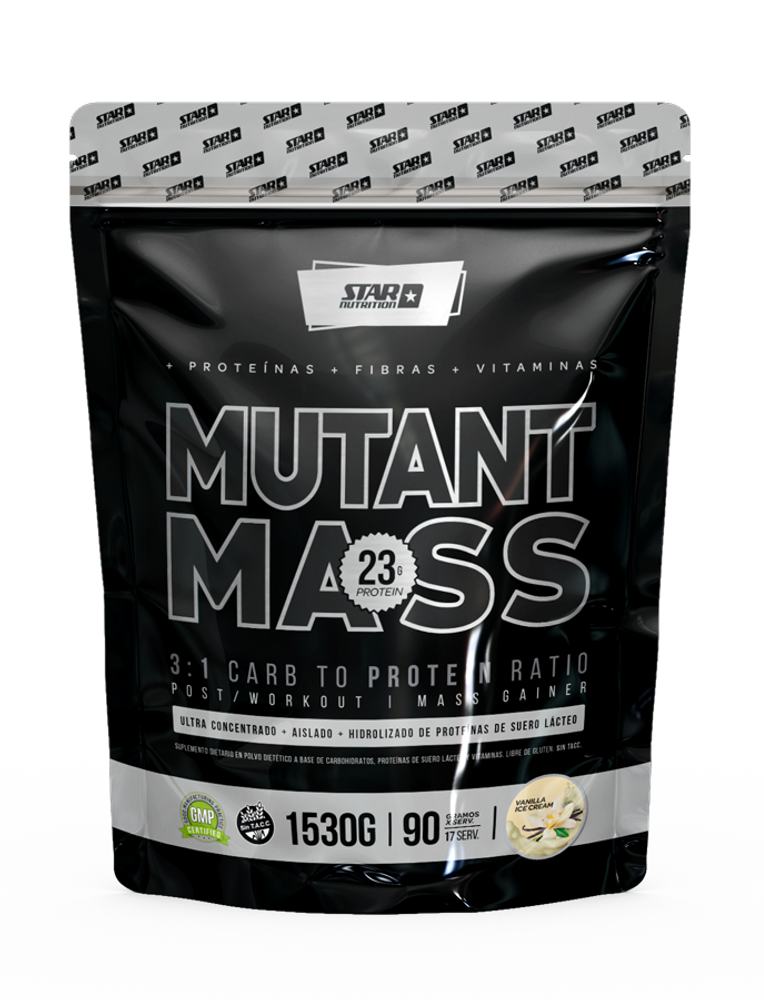 Mutant Mass 1,5 Kg Ganador De Masa Muscular Sabor Vainilla