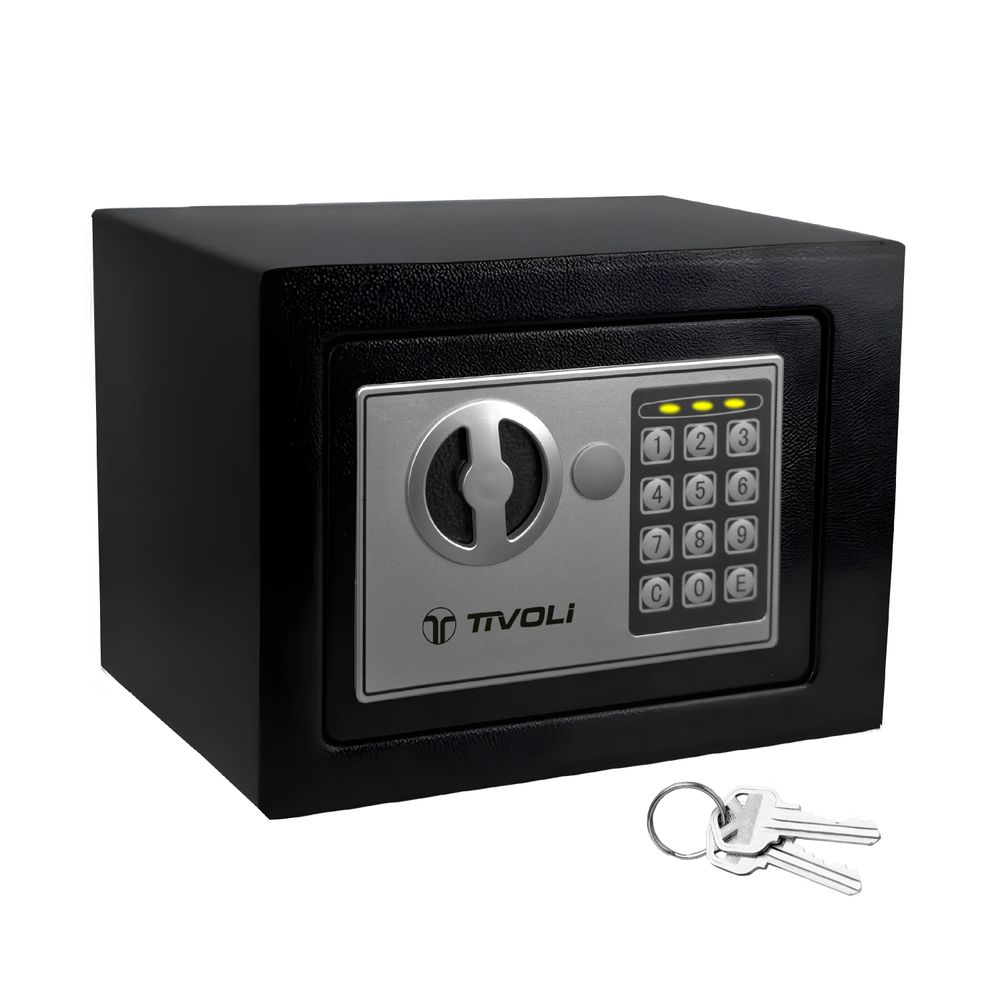 Caja Fuerte Electrónica De Seguridad Tivoli Acero Inoxidable