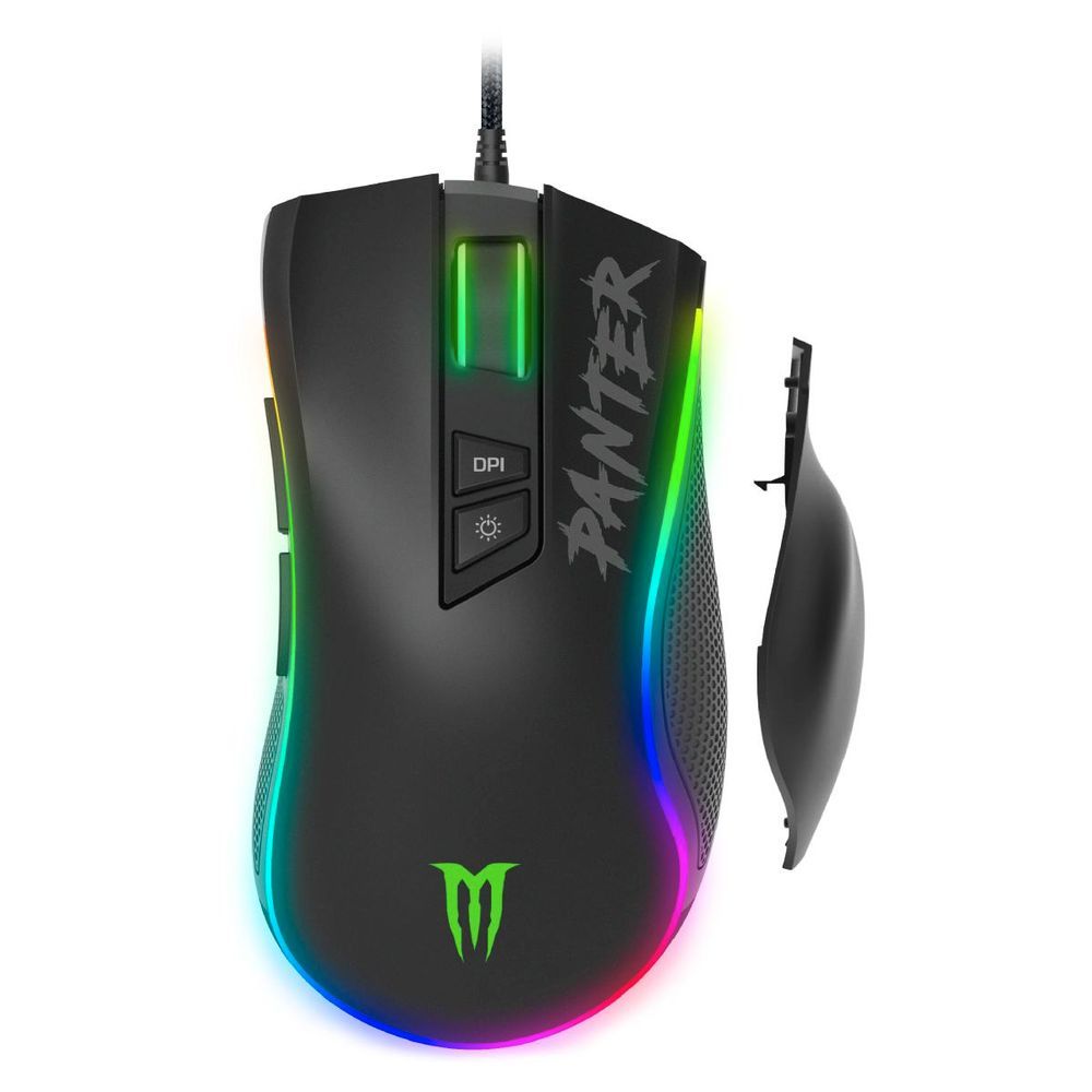 Mouse Gamer 7 botónes RGB Macro Panter | GM302