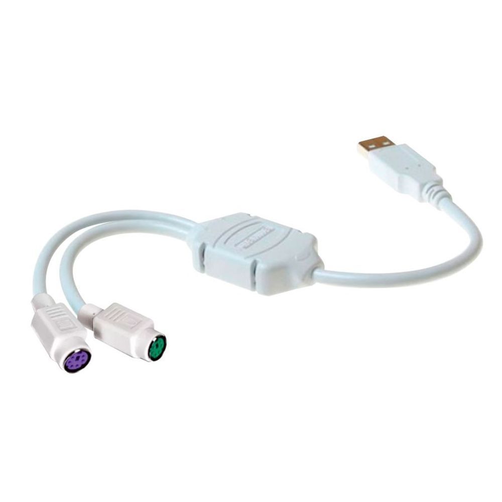 Adaptador PS2 a USB para teclado y mouse