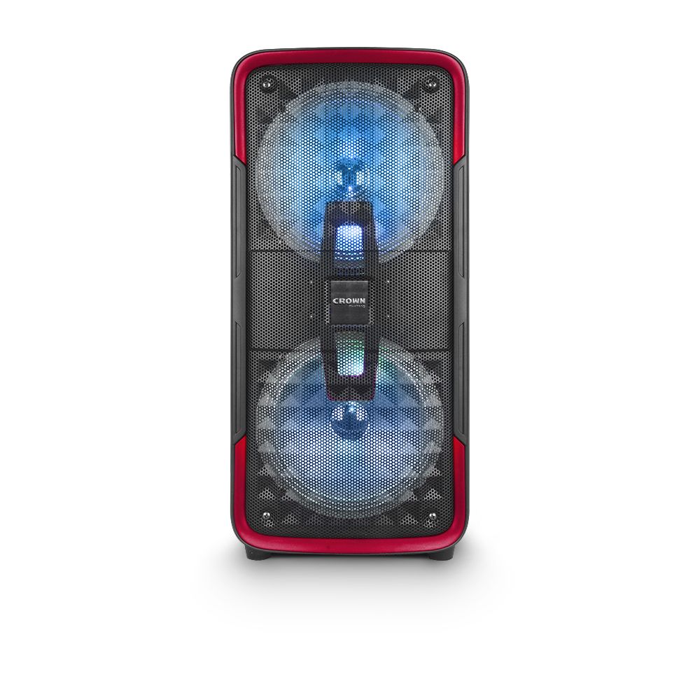 Parlante Portatil Crown Mustang Atomic 8 Bluetooth Luces Led