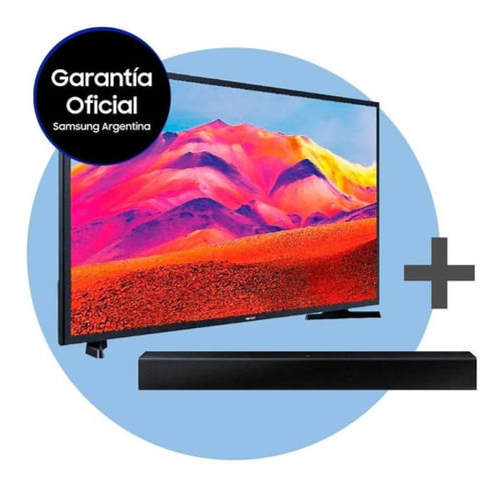 Combo Televisor Samsung Smart 43 Full Hd + Barra De Sonido