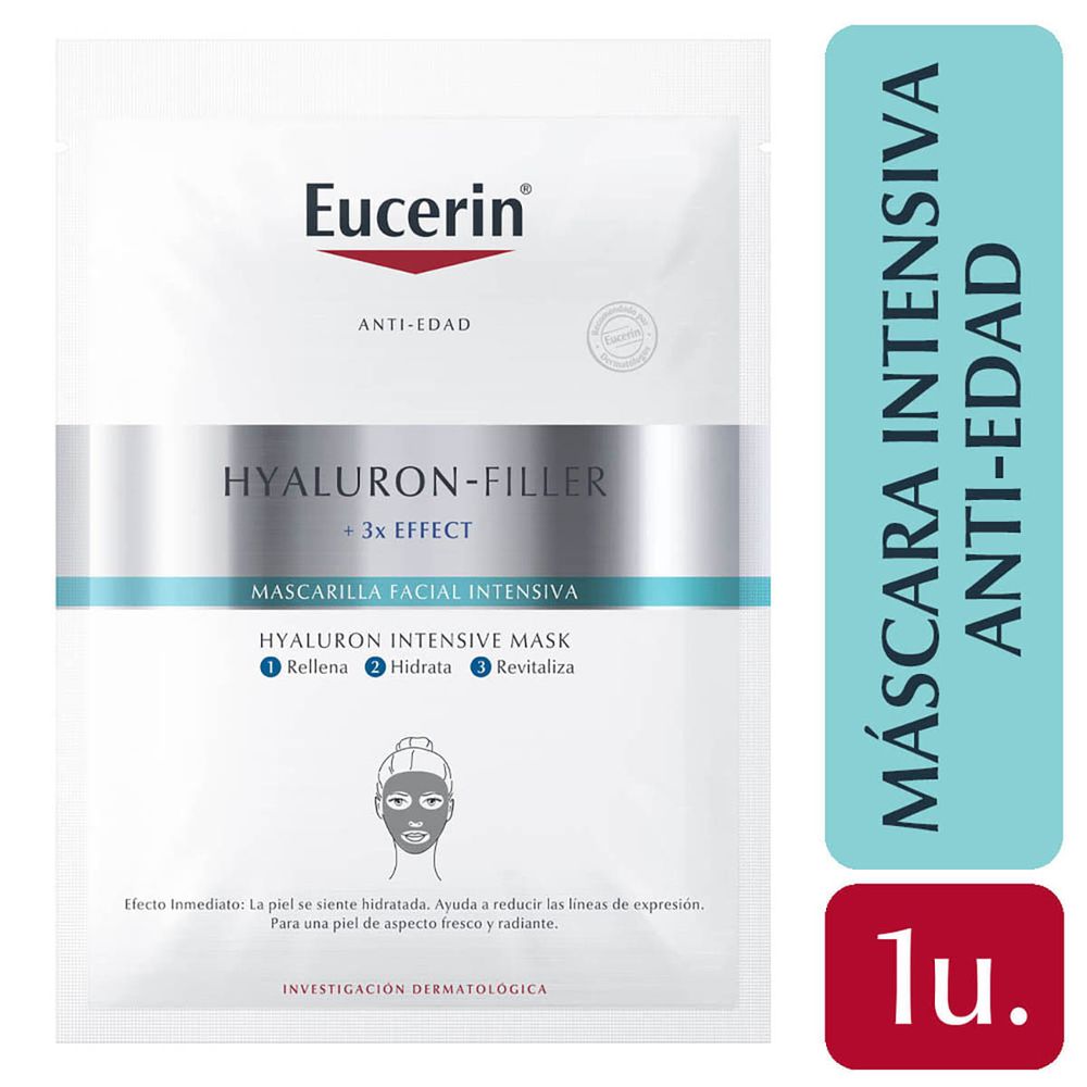 Eucerin Hyaluron-Filler Máscara Facial Anti Edad Intensiva 1u