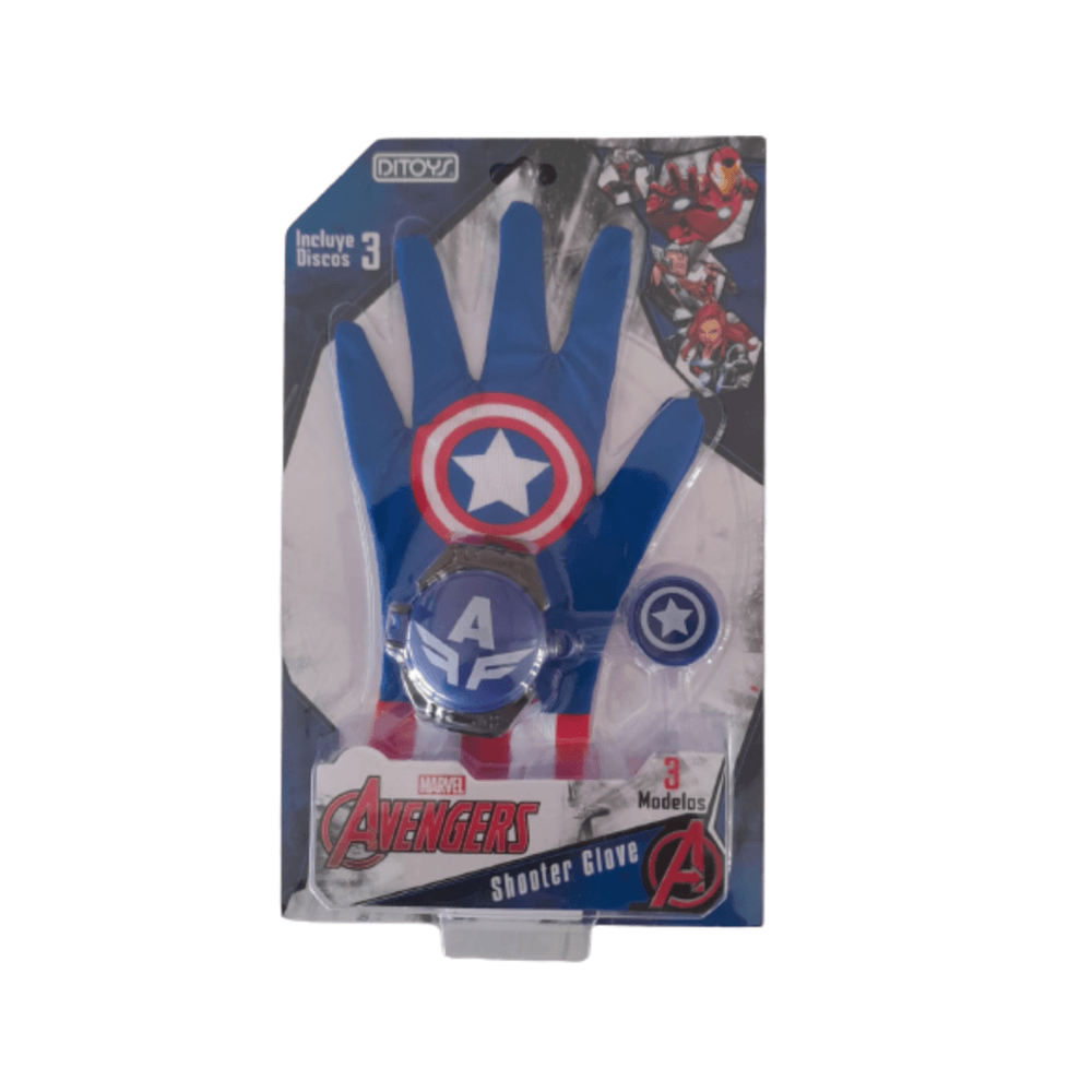 Guantes Lanza Tazos Ditoys 2610 Capitán América