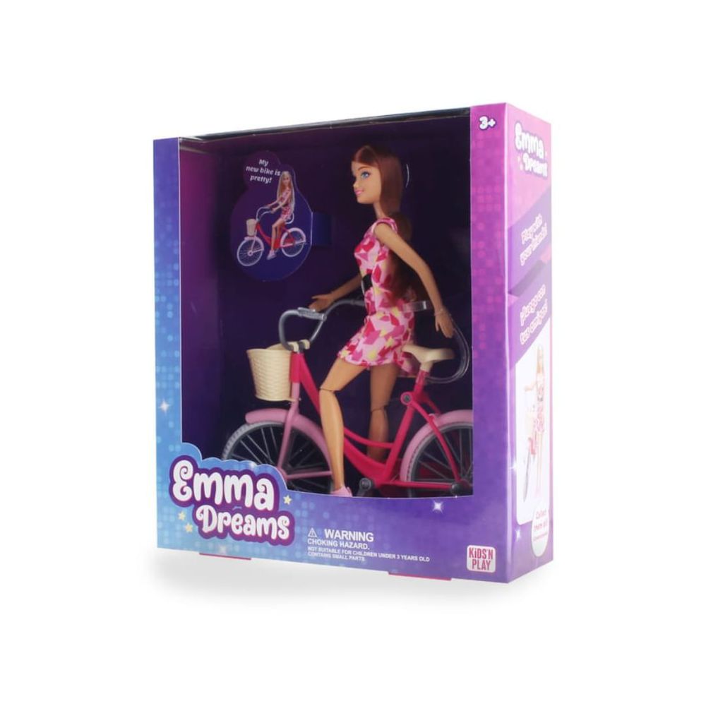 Muñeca Emma Dreams Paseo En Bicicleta