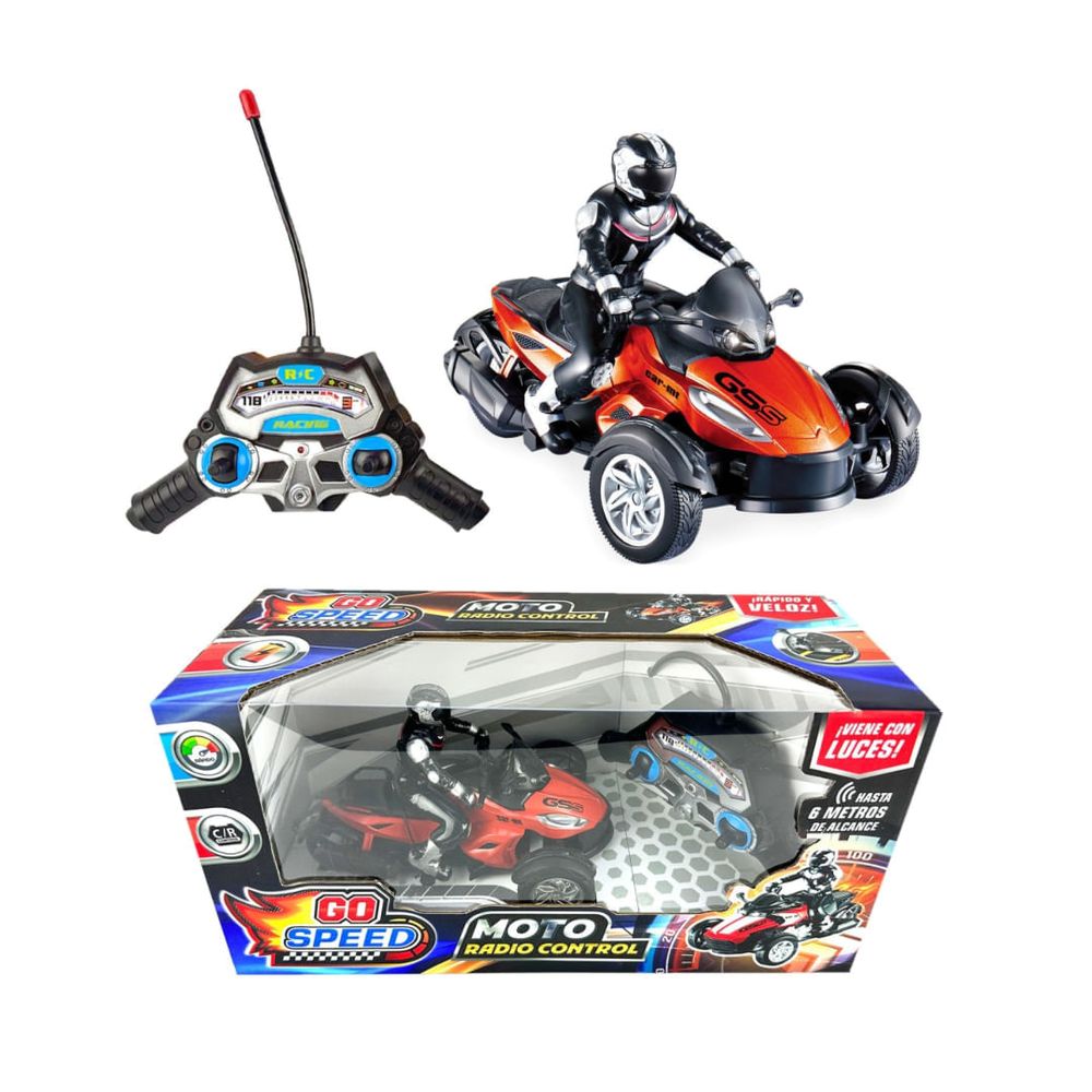 Moto Radio Control Go Speed Rojo